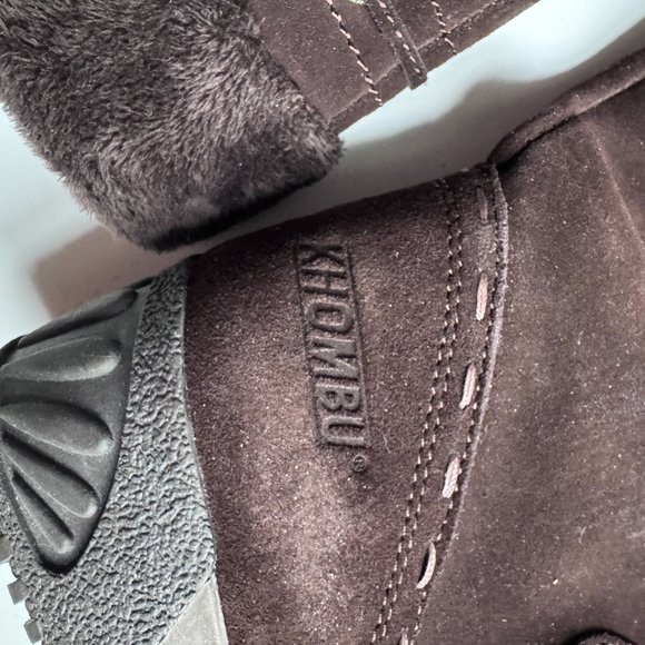 Khombu | Shoes | New Khombu Allana Brown Suede Leather Winter Boots ...